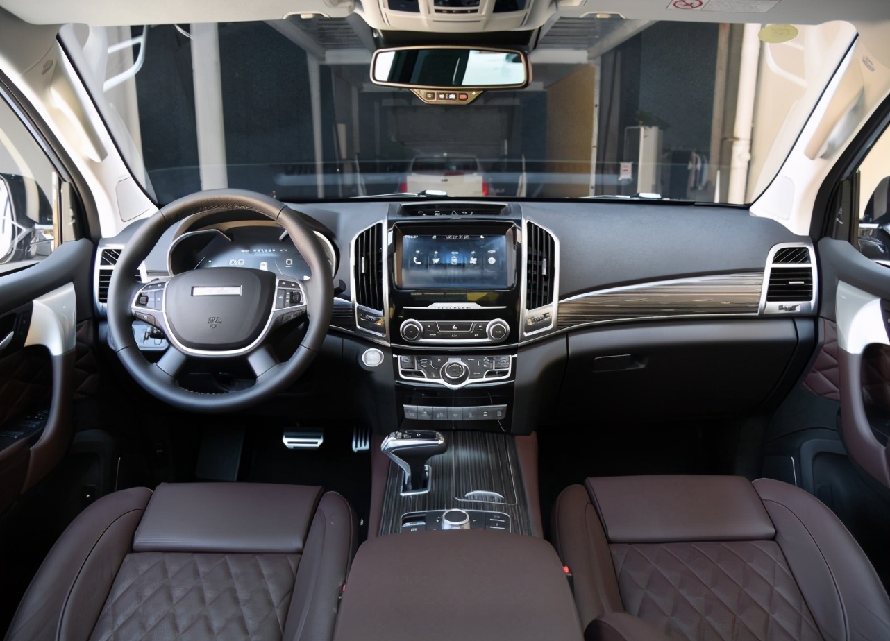 The modified Haval H9 still has a 2.0T side door, which is harder than ...