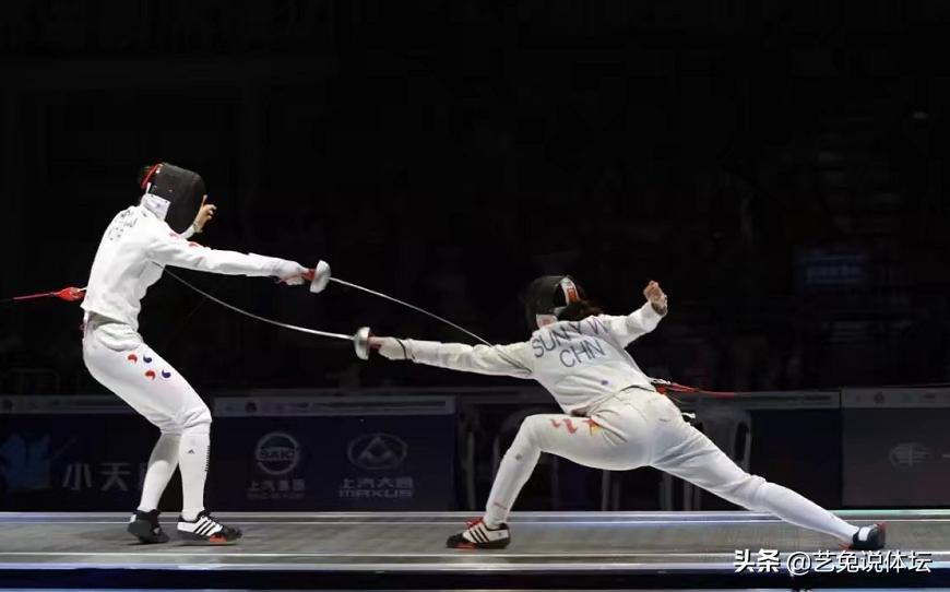 Sun Yiwen, the fencing queen, restores the "Mulan shape" and defeats ...