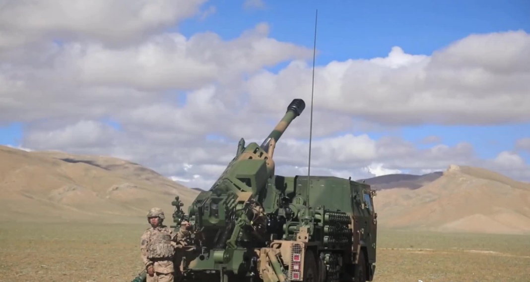 Shallow/nearly deep artillery backbone of the Chinese High Mobility ...