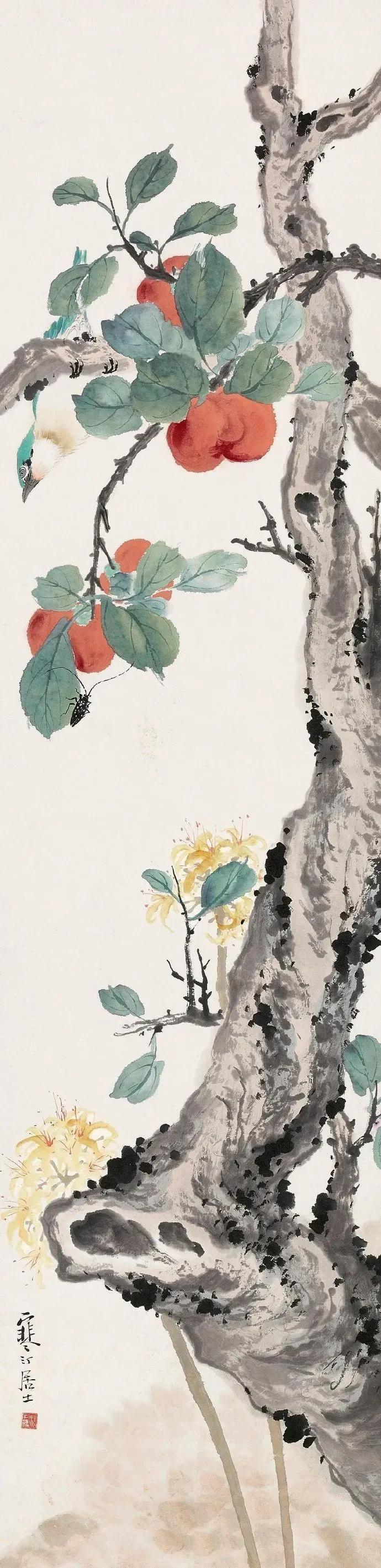 The first person of contemporary Shanghai style flower and bird ...