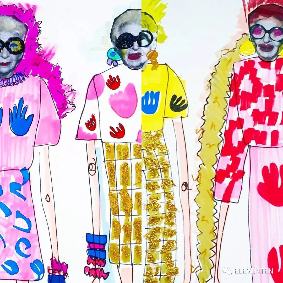 Fashion illustrator's grotesque aesthetics, painted like this, Saint ...