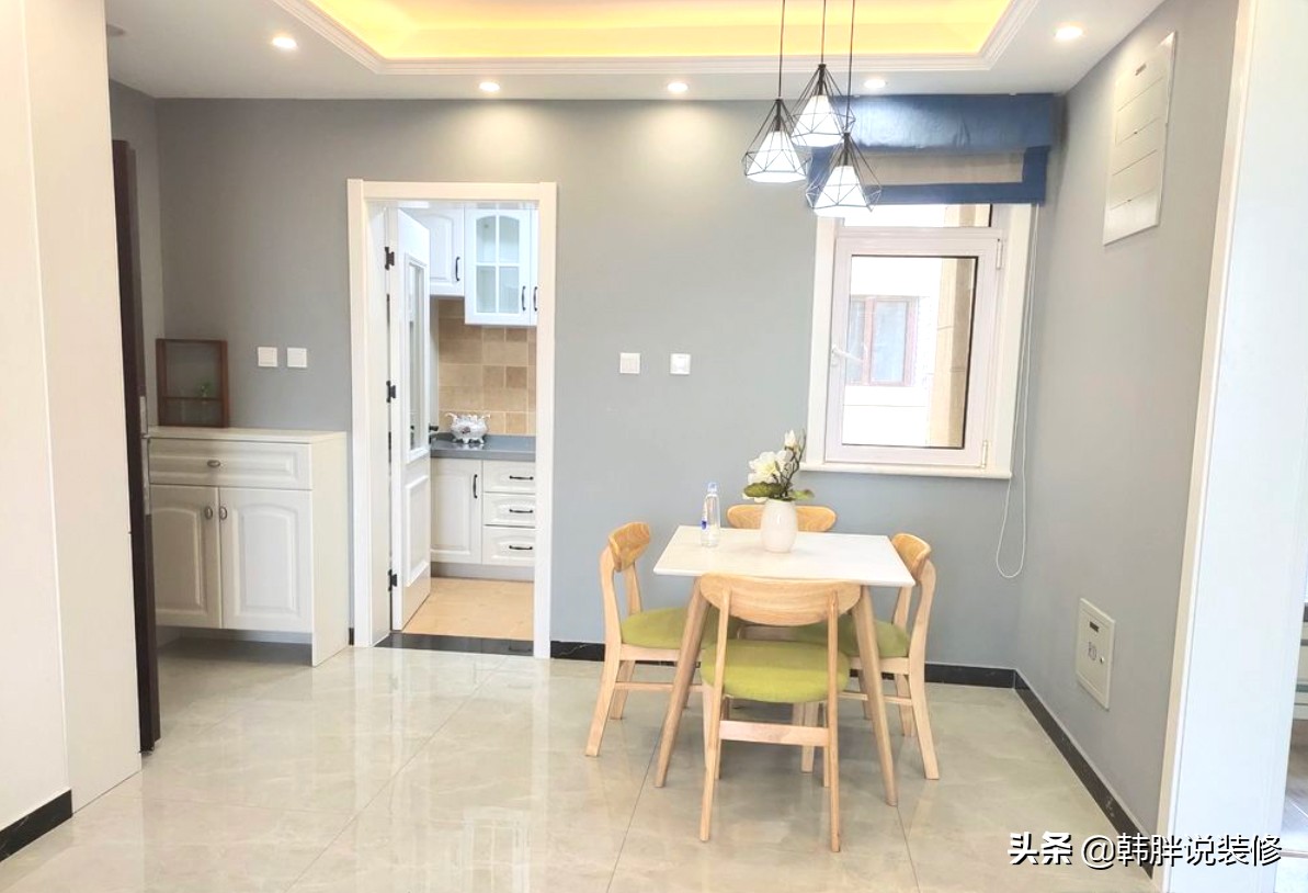 60m2 small apartment, hard work only spends 70,000, simple and ...