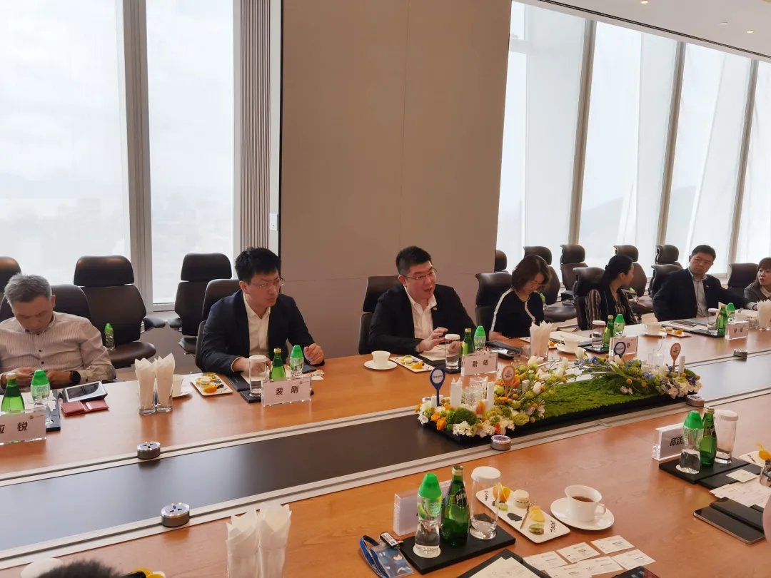 Geng Jingxing, CEO of Greenland Group, visited Tencent headquarters and ...