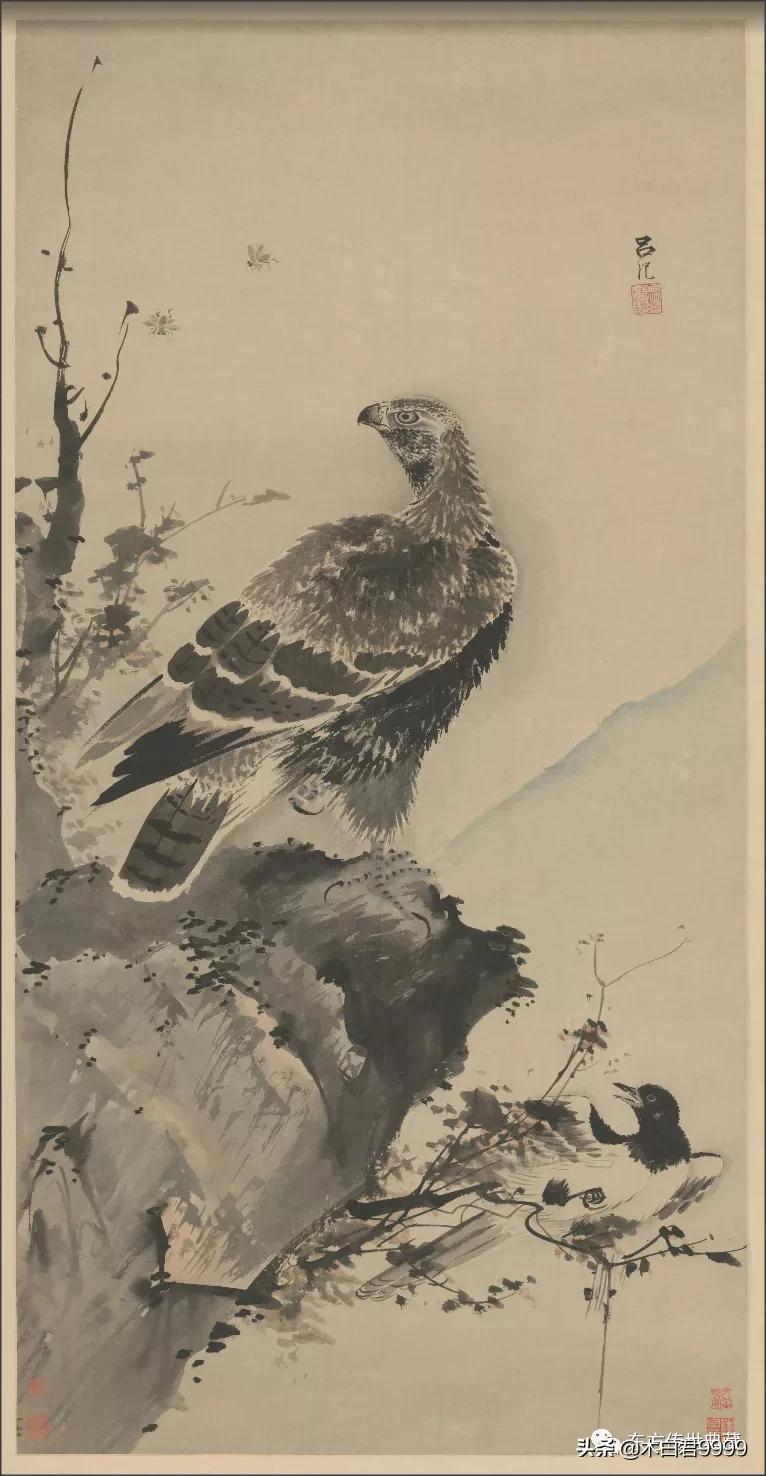 Ming. Appreciation of Lu Ji's "Eagle and Magpie" - iNEWS