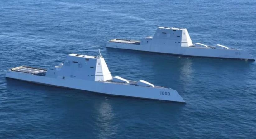 The next-generation US destroyer exposed, with a displacement of 12,000 ...