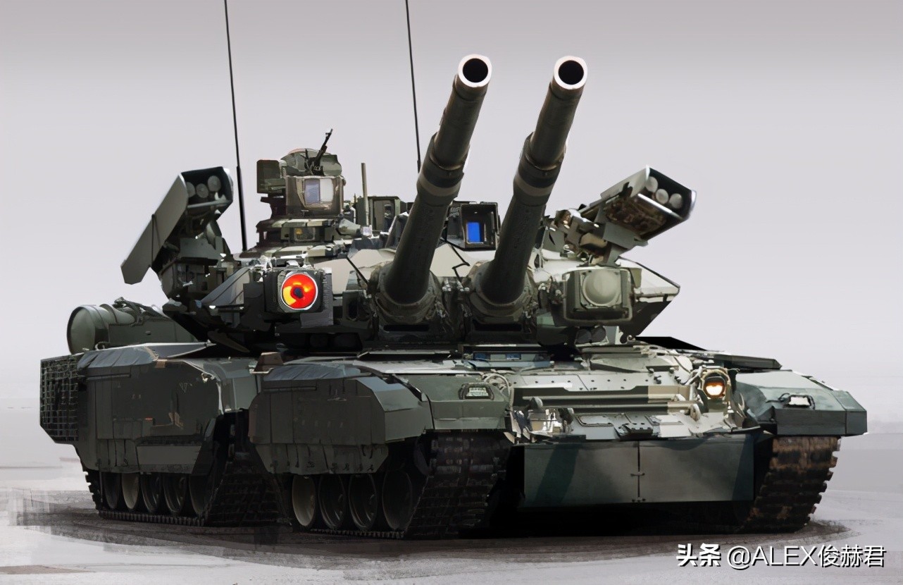 Romance in the history of tank development: 128mm double-barreled tanks ...