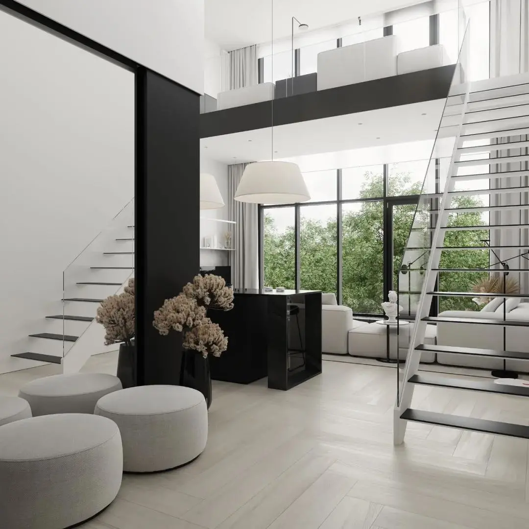 Minimalist style small mansion, black is too cool to use - iNEWS
