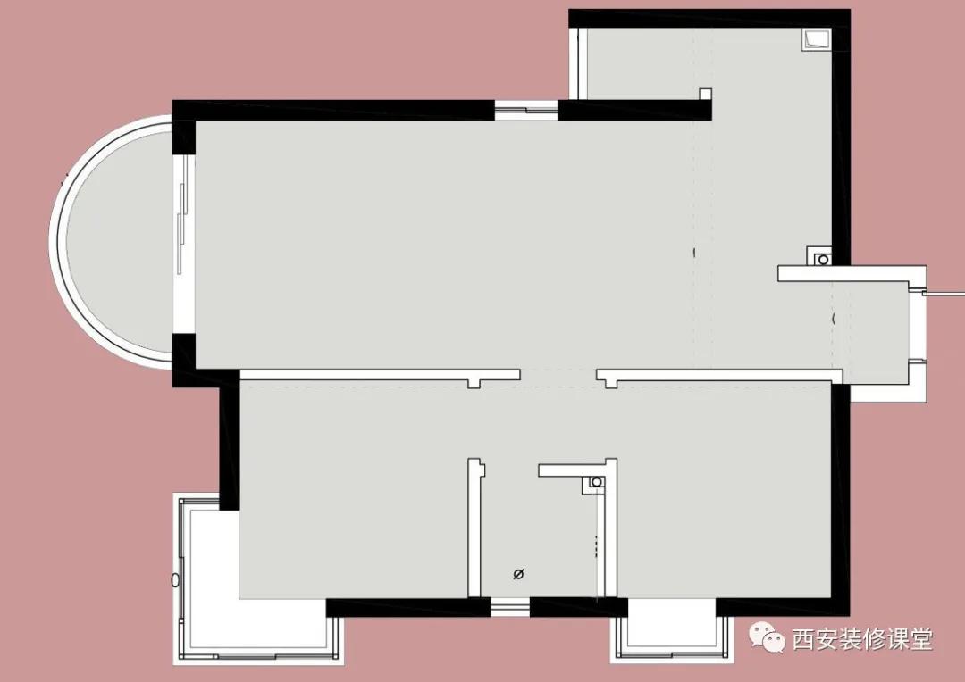 Two rooms of 85 square meters make a separate cloakroom, and the ...