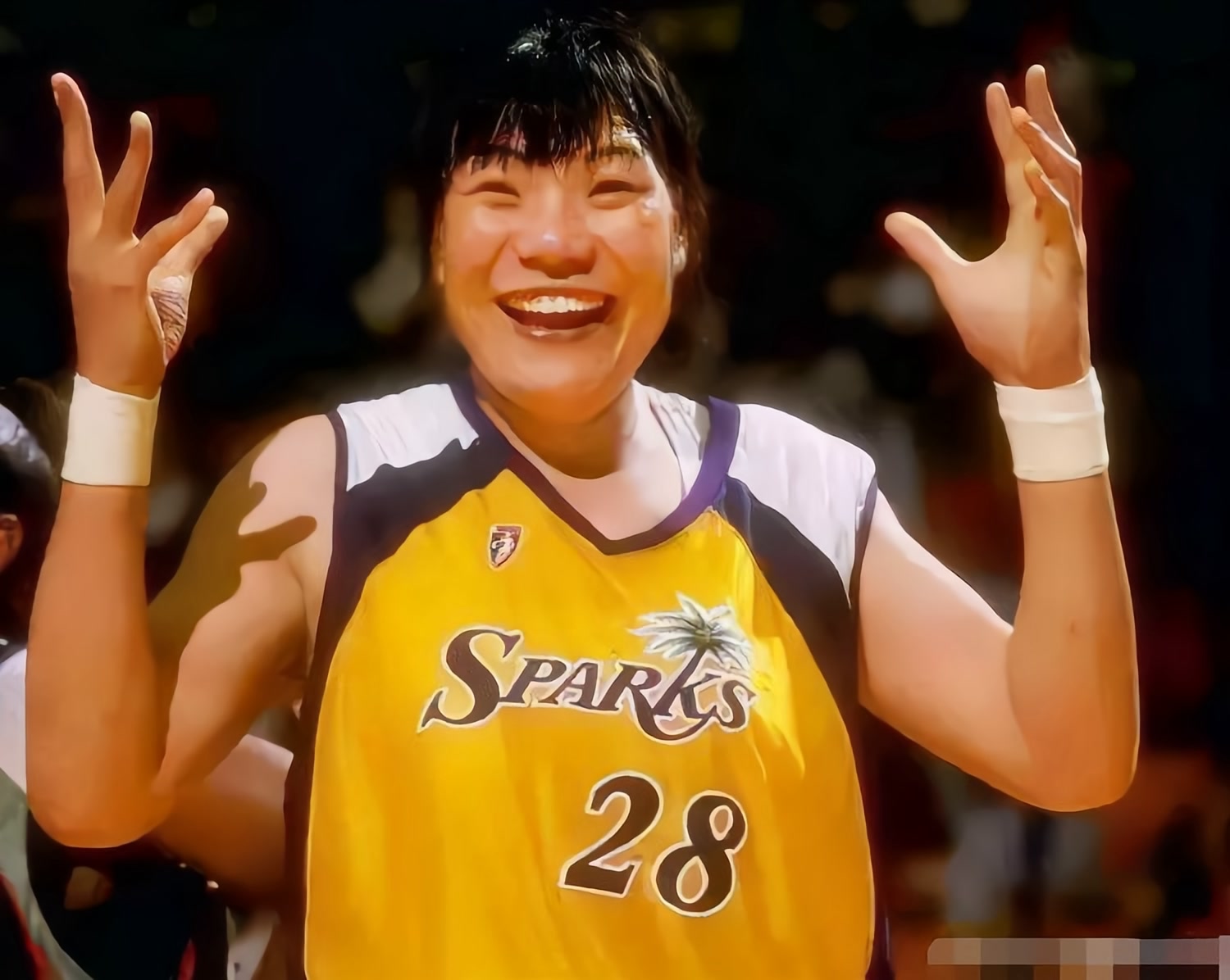 She is a giant of women's basketball. Her legs are deformed at the age ...