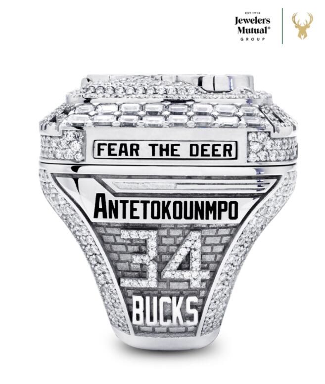 Bucks championship ring inlaid with nearly 400 diamonds, a necklace ...