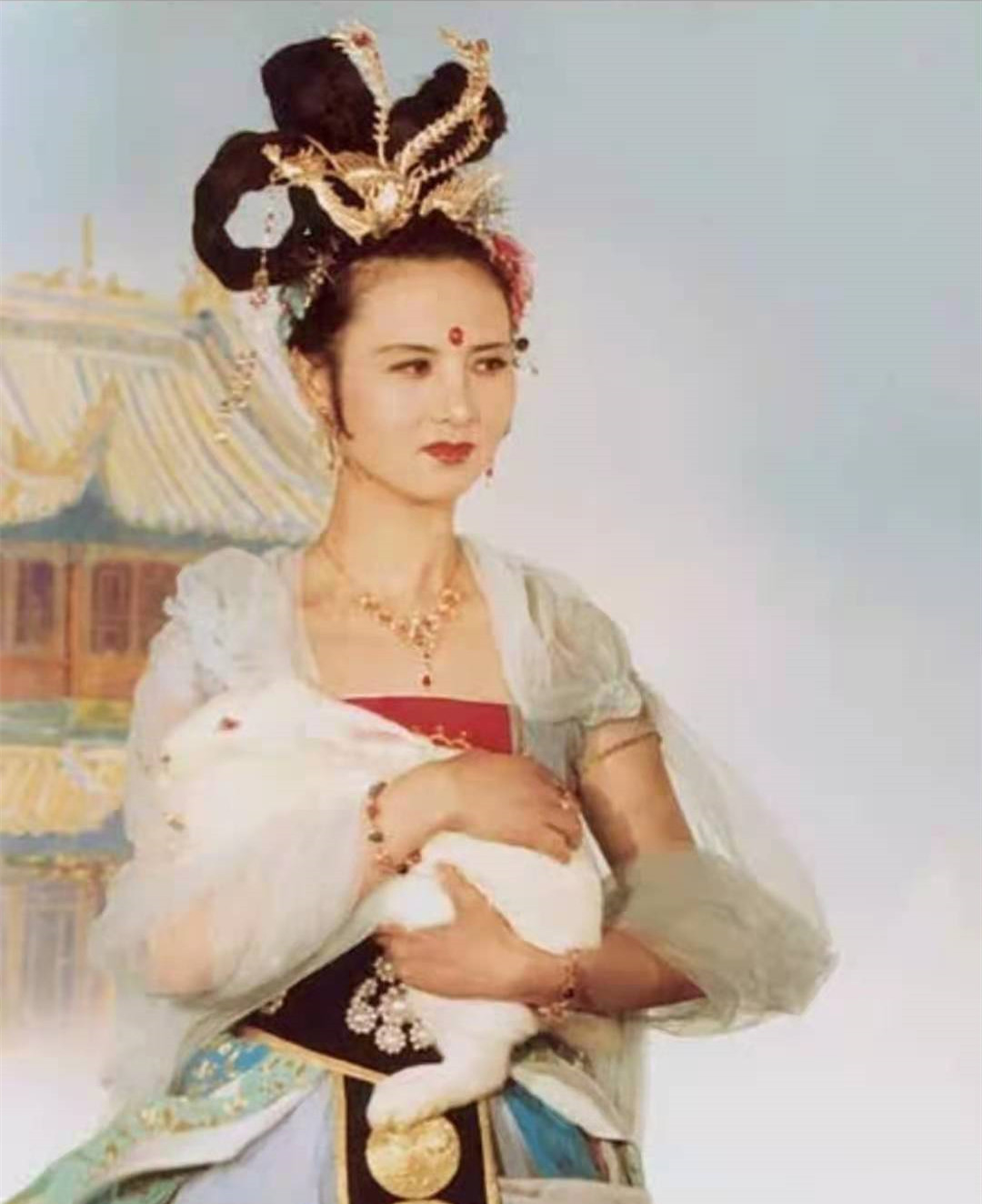 Qiu Peining: At the age of 28, she played the most beautiful Chang'e ...