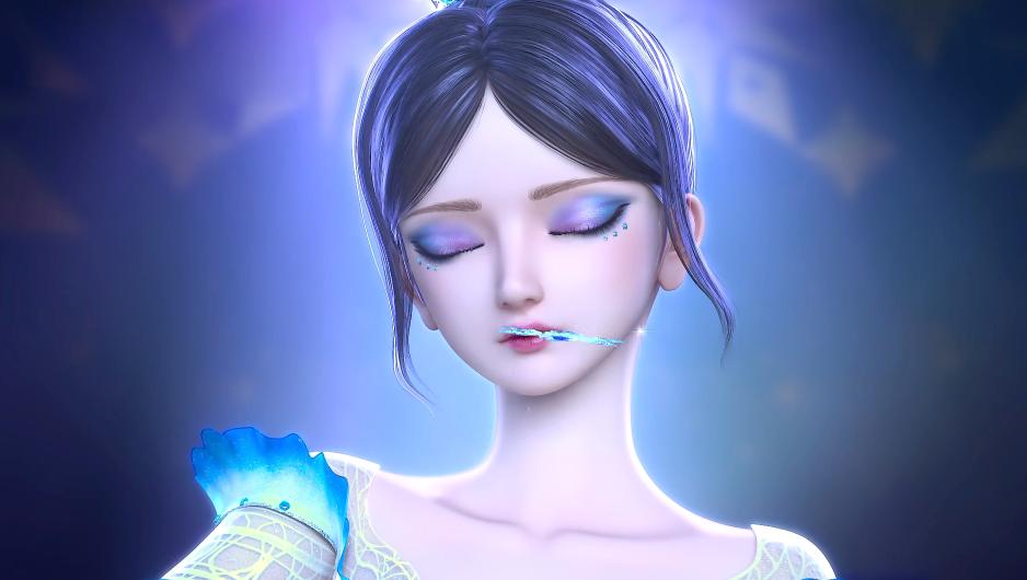 After the protagonist Ye Luoli changed her black hair, the ice princess ...