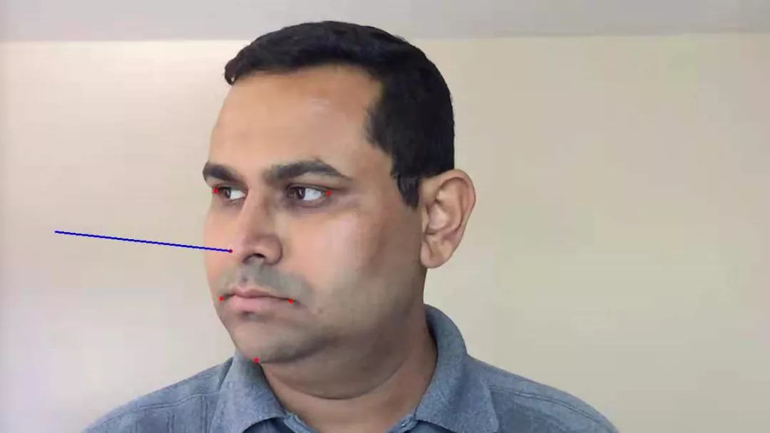 Head pose estimation using OpenCV and Dlib - iNEWS