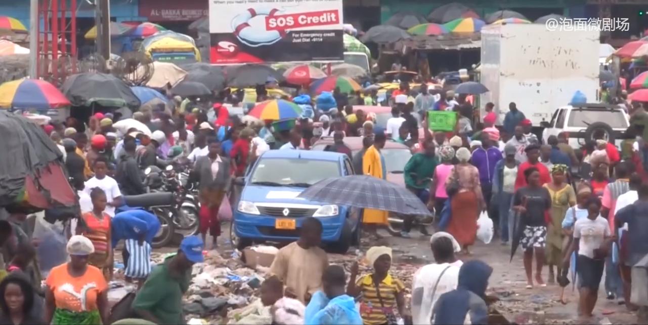 Liberia, a poor African country: the city's infrastructure is rotten ...
