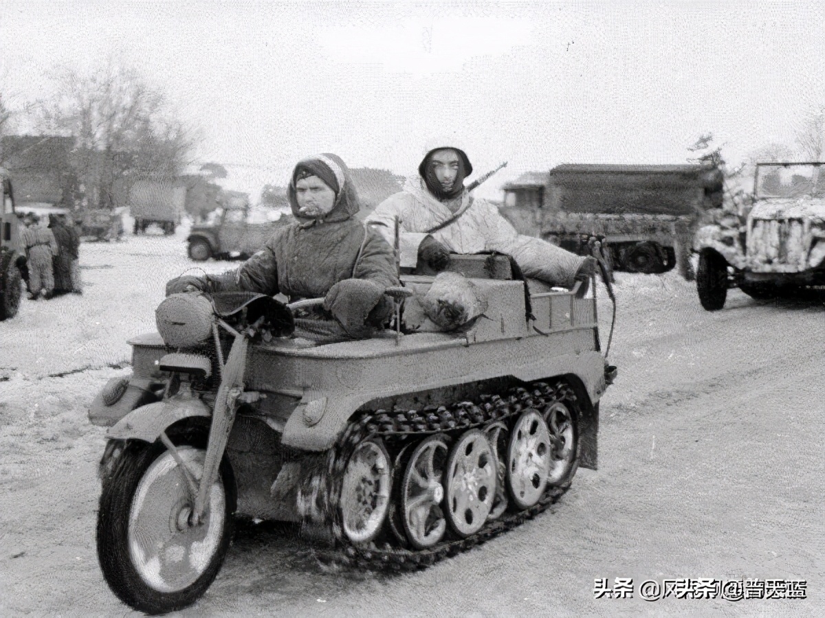 Nazi German armored vehicle series-half-track armored personnel carrier ...