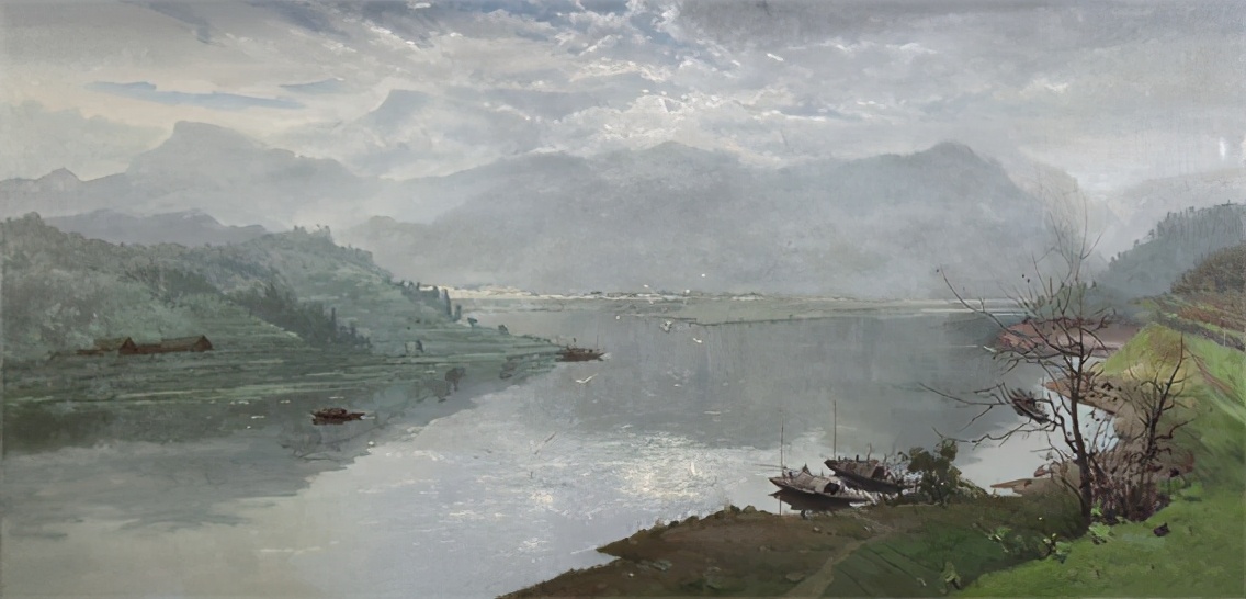 "A Gathering of Famous Artists" Shi Jiandu: Filmmaker's Painting ...