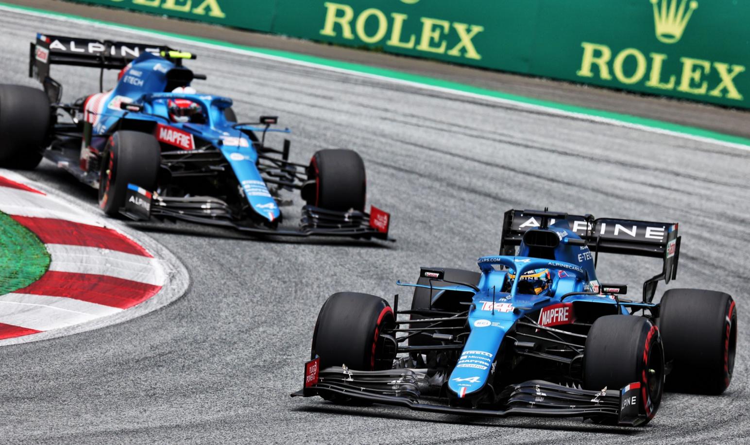 F1 2021 first half season teammate comparison Alpin Alonso VS Ocon - iNEWS