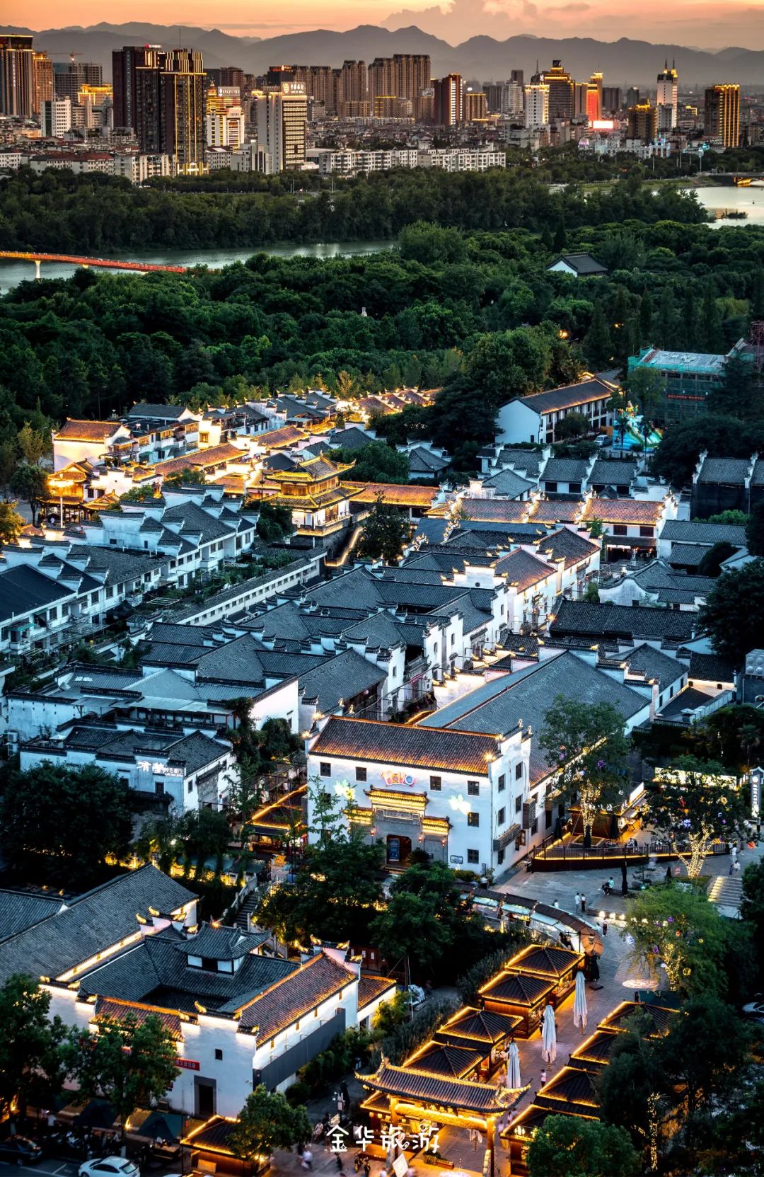 It is the great view of Jinhua!These beautiful and celestial ...