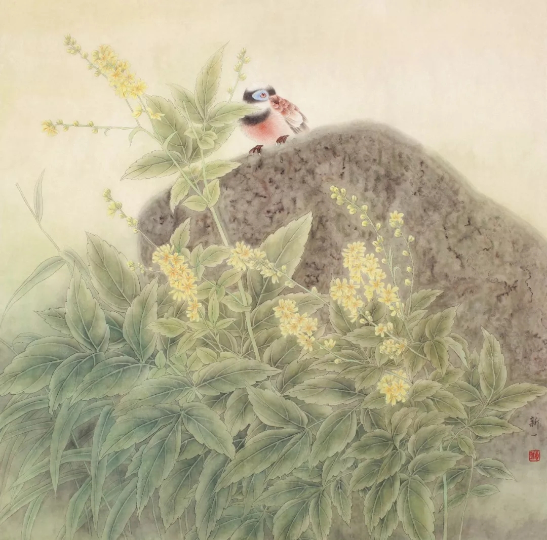 Painter Tang Xinyi's meticulous flower and bird painting works - iNEWS