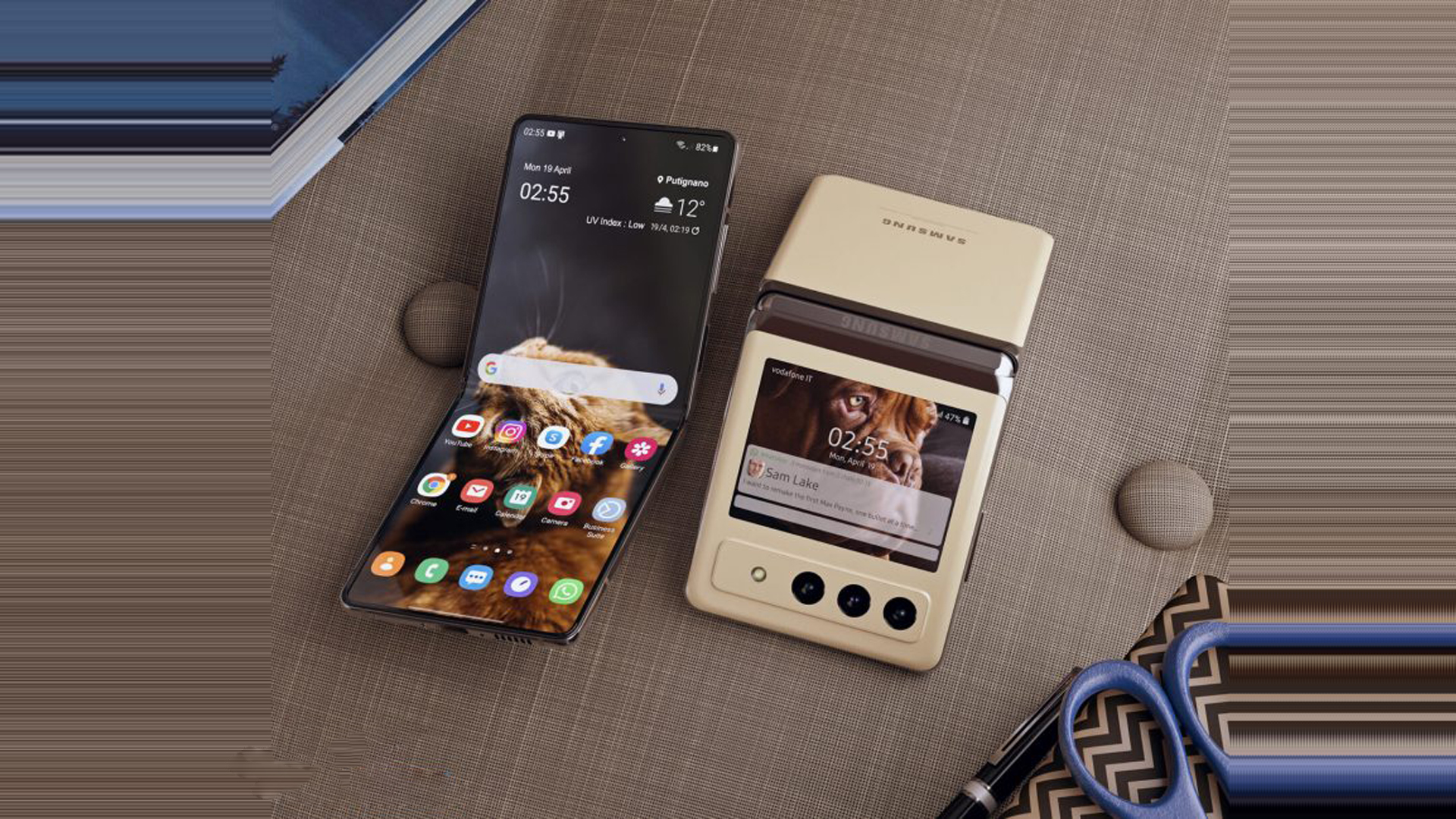 Samsung Z Flip3 exposure: double-sided folding screen + Snapdragon 888 ...