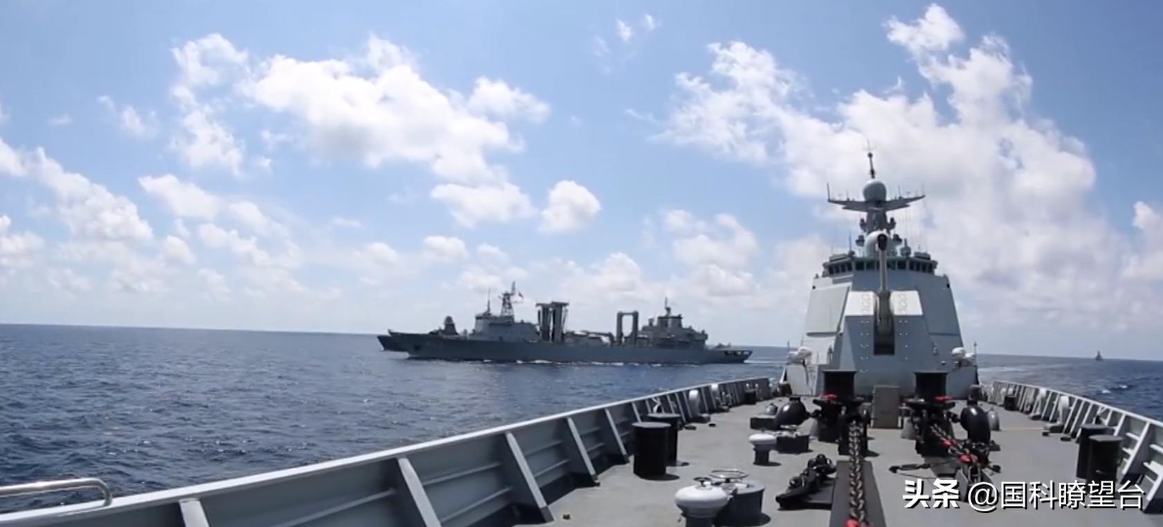 The three warships of the People's Liberation Army entered Malacca ...