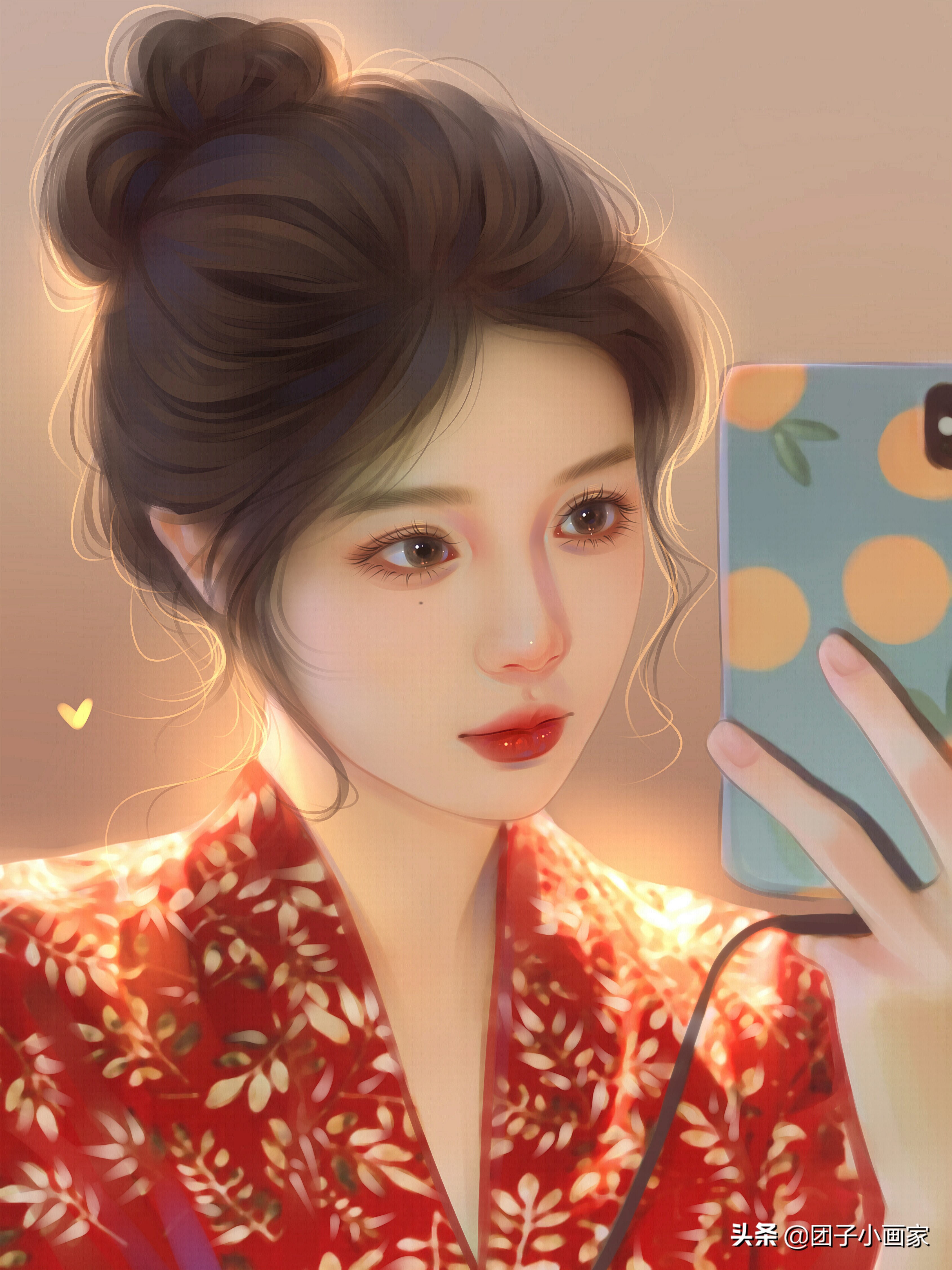 Change your avatar, the 30-year-old woman is noble and elegant, with a ...