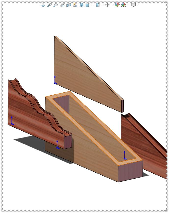 Use SolidWorks to verify the slope and the fastest descent line, which ...