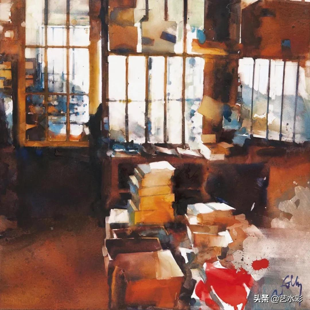 French painter Marc Folly's watercolor world is retro, romantic and ...