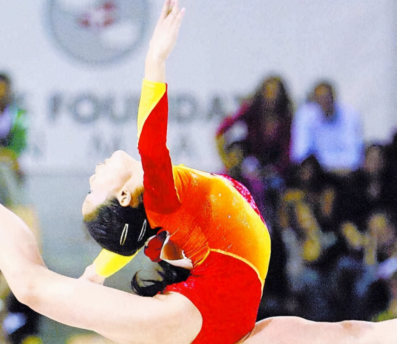 Gymnastics empress Cheng Fei, 32 years old, was nearly 200 kilograms ...