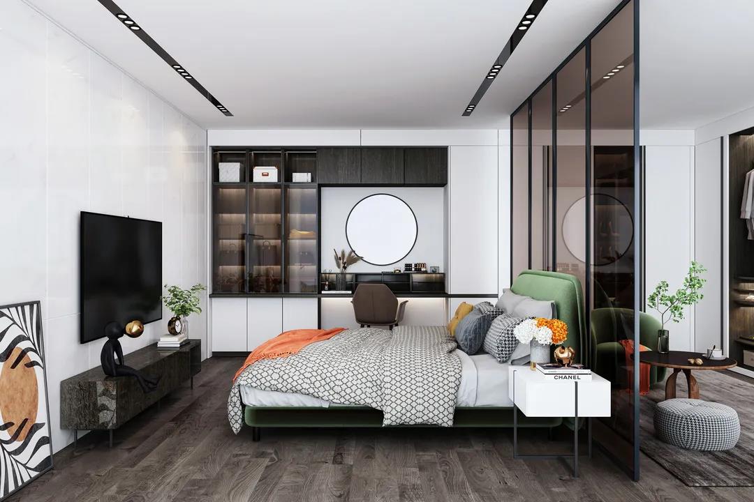 How do high-quality humans sleep?High-class bedroom design, a different ...