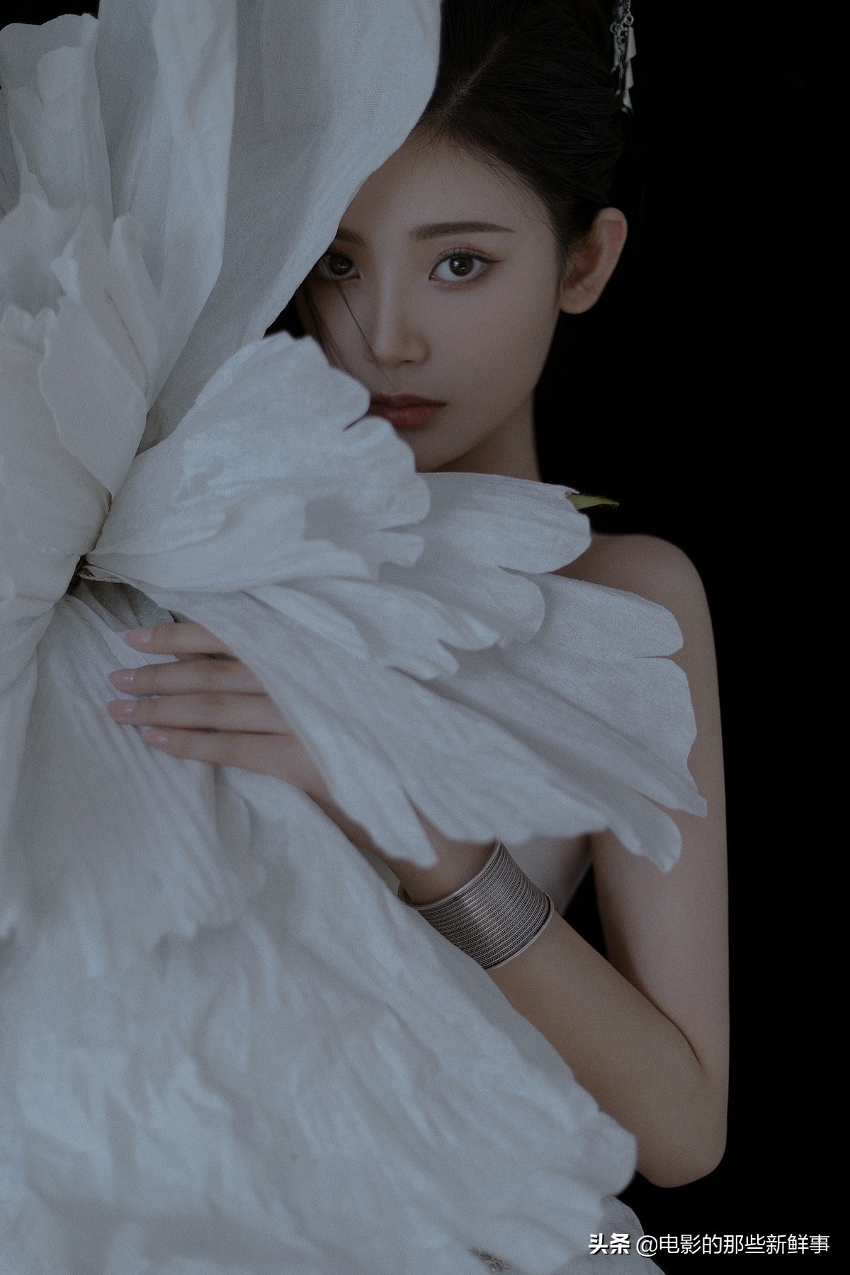 The latest stunning photo of Wang Xingchen, a post-95 beauty model, is ...