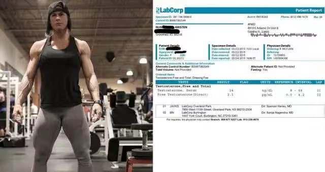 The 87kg foreign girl has a very low body fat percentage, and her ...