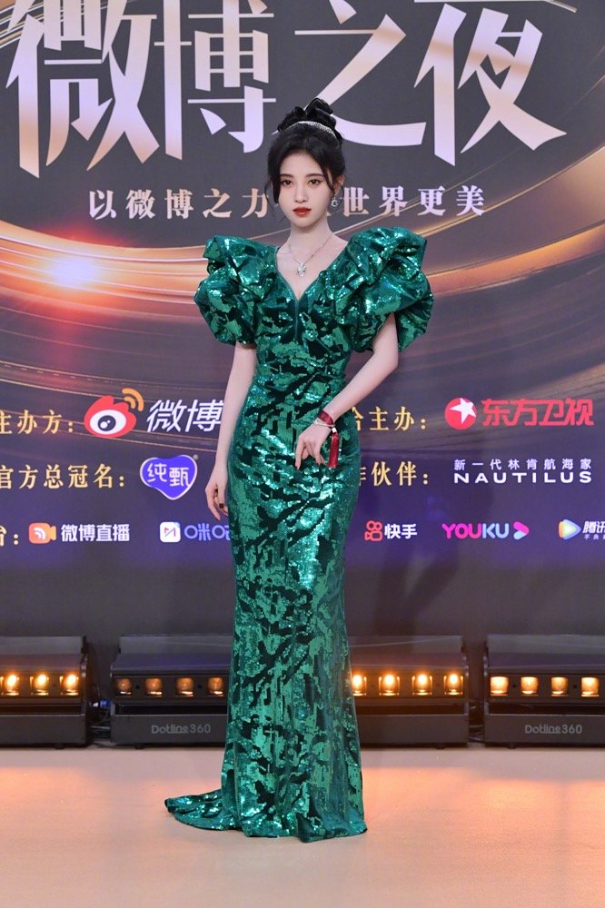 Weibo Night Actress Red Carpet Show: Tong Liya is elegant, Reba's ...