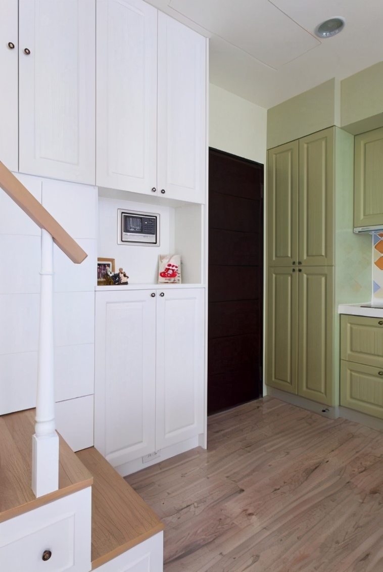 41 square meters snail house, squeeze every inch of space for storage ...