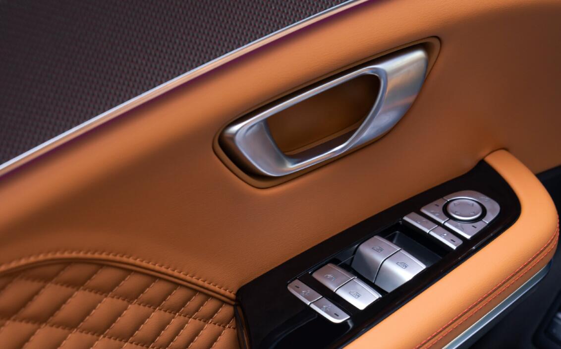 Blue outside and brown inside, BYD Han's new color matching official ...