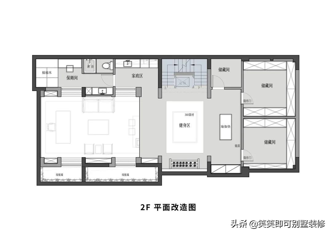 500 square meters private house, white theme, ten days and a half month ...