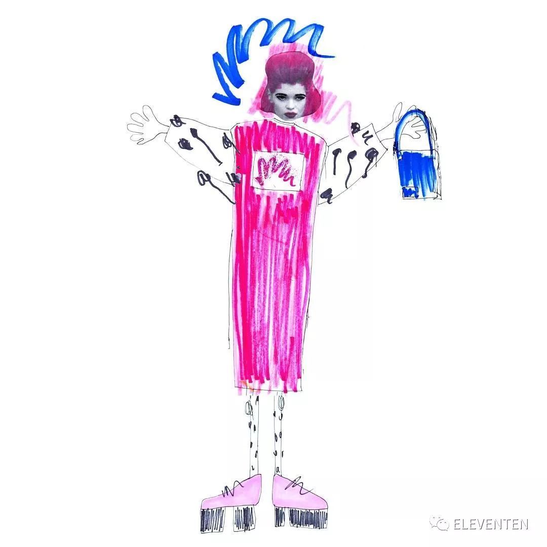 Fashion illustrator's grotesque aesthetics, painted like this, Saint ...