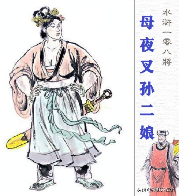 Character analysis of Sun Erniang: Jianghu black killer Liangshan Mu ...