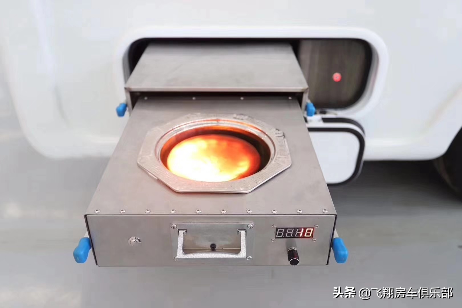 Real shots of flying RV diesel stove!Safety first, smart and convenient ...