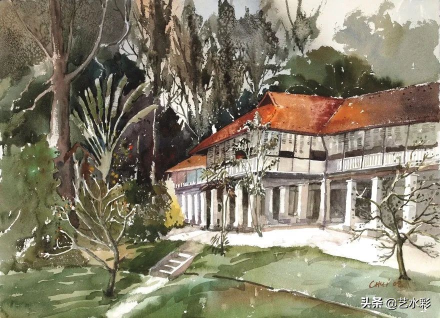 Singaporean artist Xie Jiangshui: Elegant and exquisite watercolor ...
