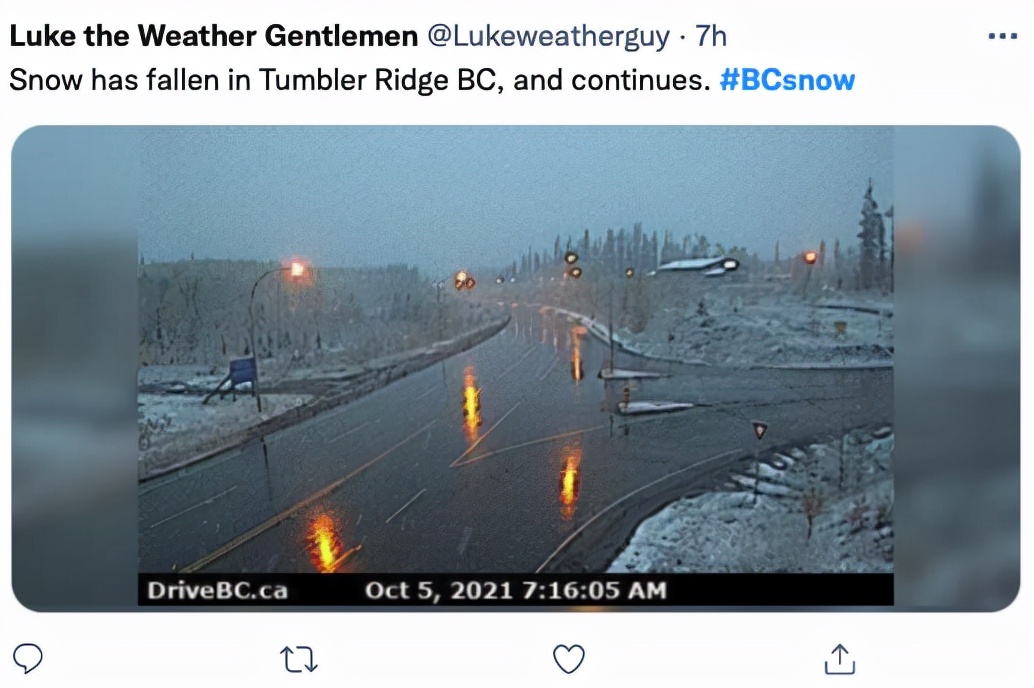 The first blizzard in British Columbia, Canada - iNEWS