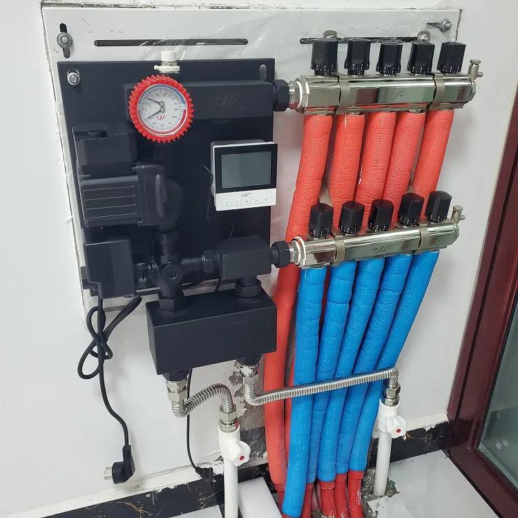 Coupling tanks (decoupling tanks) and water mixing systems for floor ...