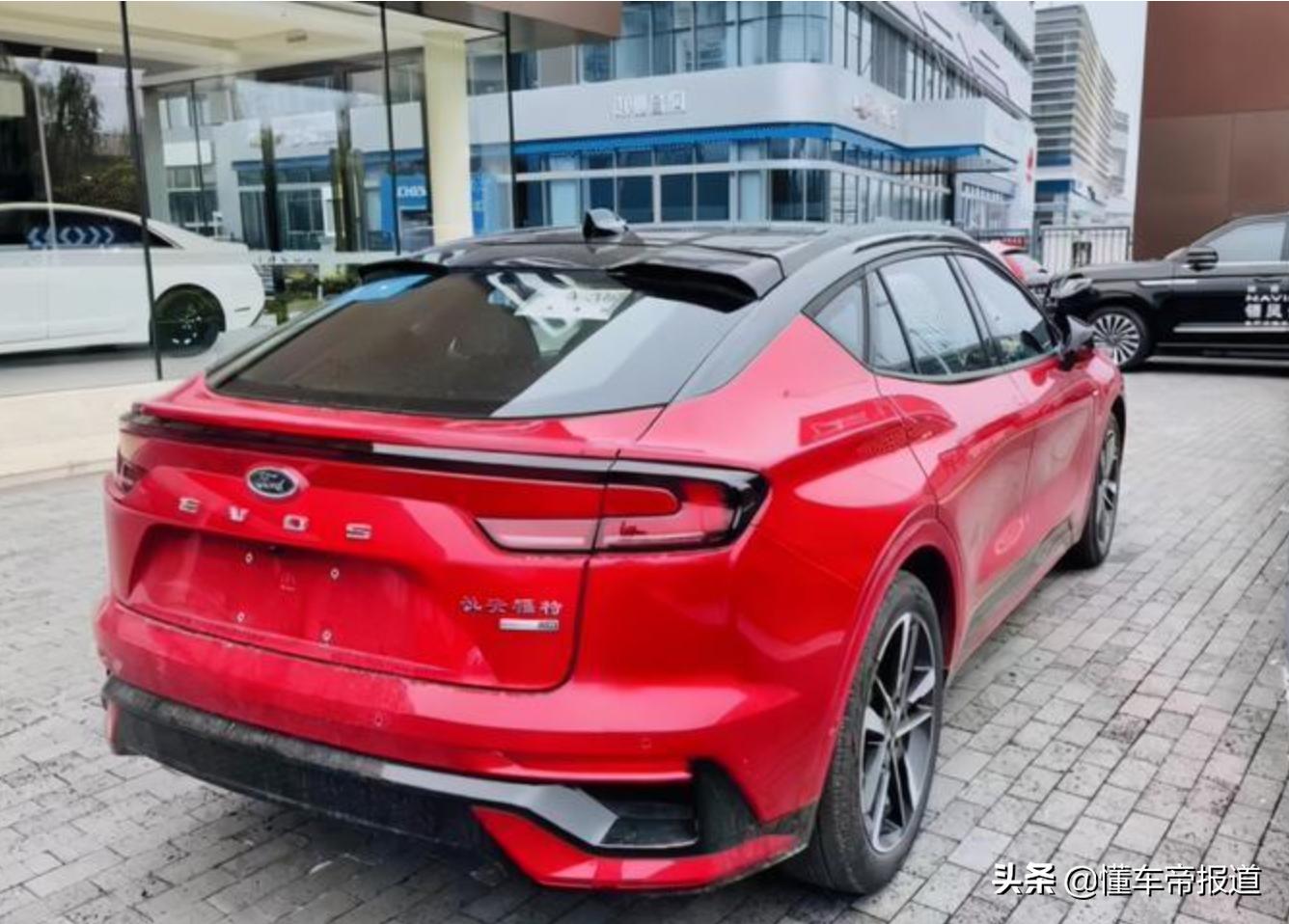 The car is super sharp!Ford large coupe SUV EVOS spy photos, can it be ...