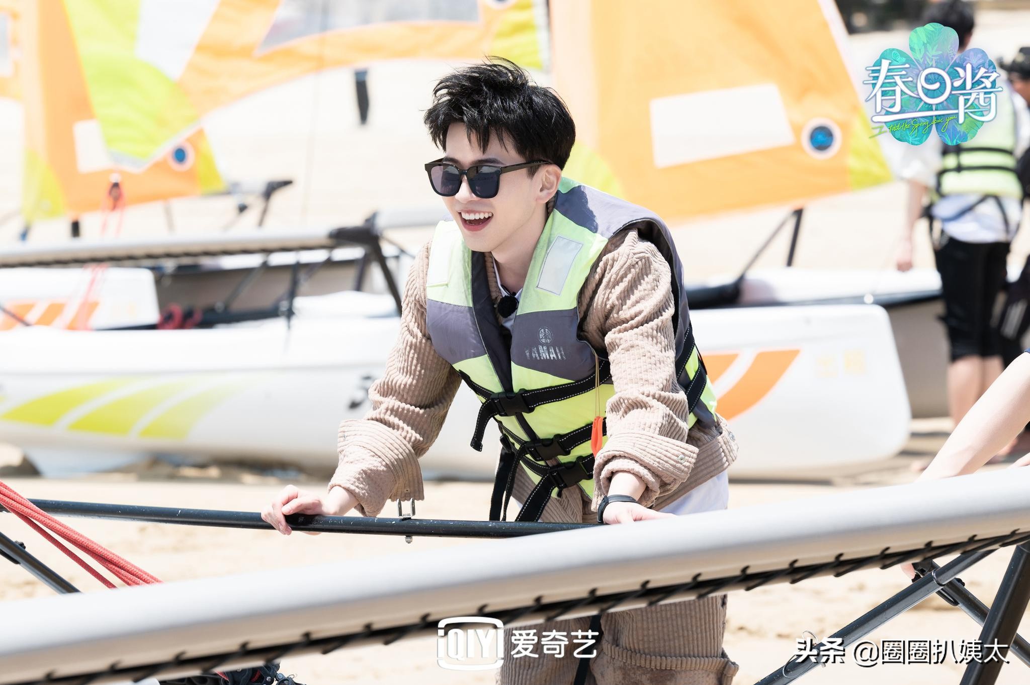 "Spring Sauce" Fei Qiming floats on the water during high tide, Hu ...