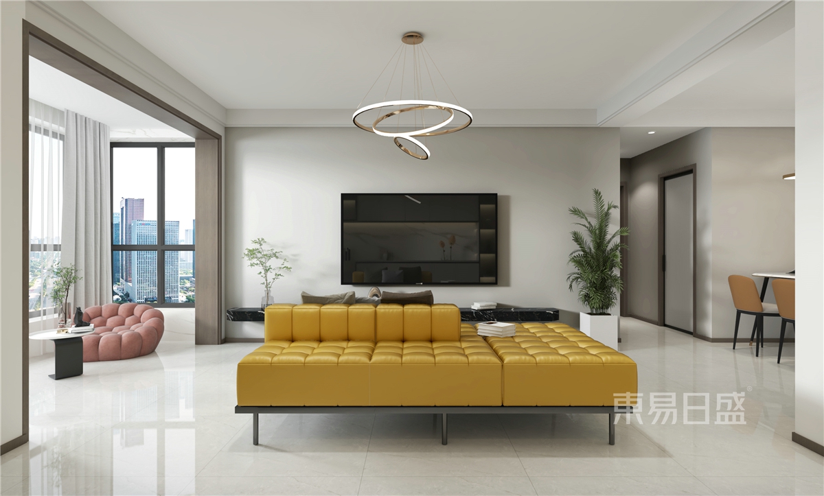 85 square meters of fashion and modern style, the small home is also ...