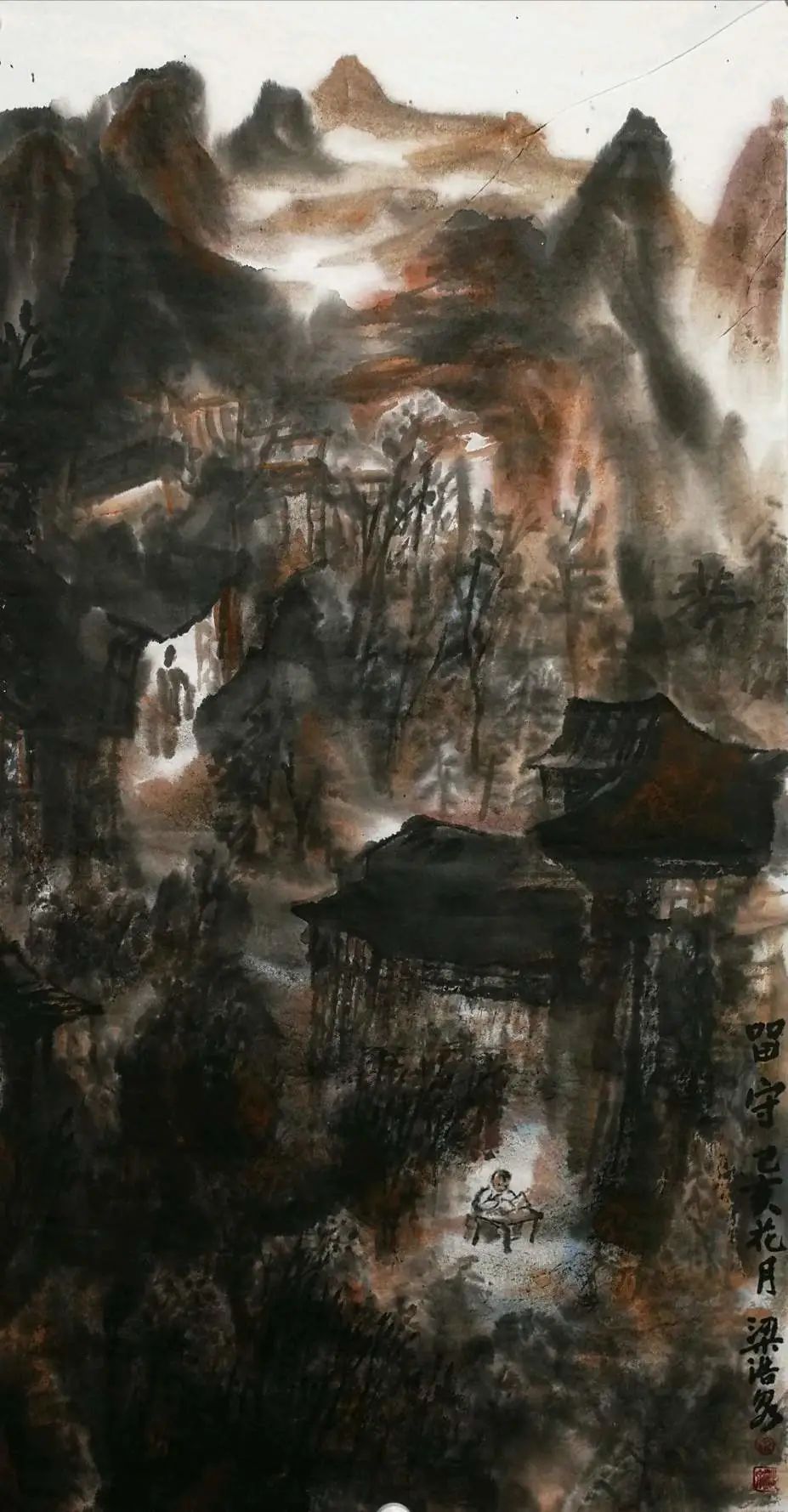 Dan Qing dyes the years with pen and ink to cast spring and autumn ...
