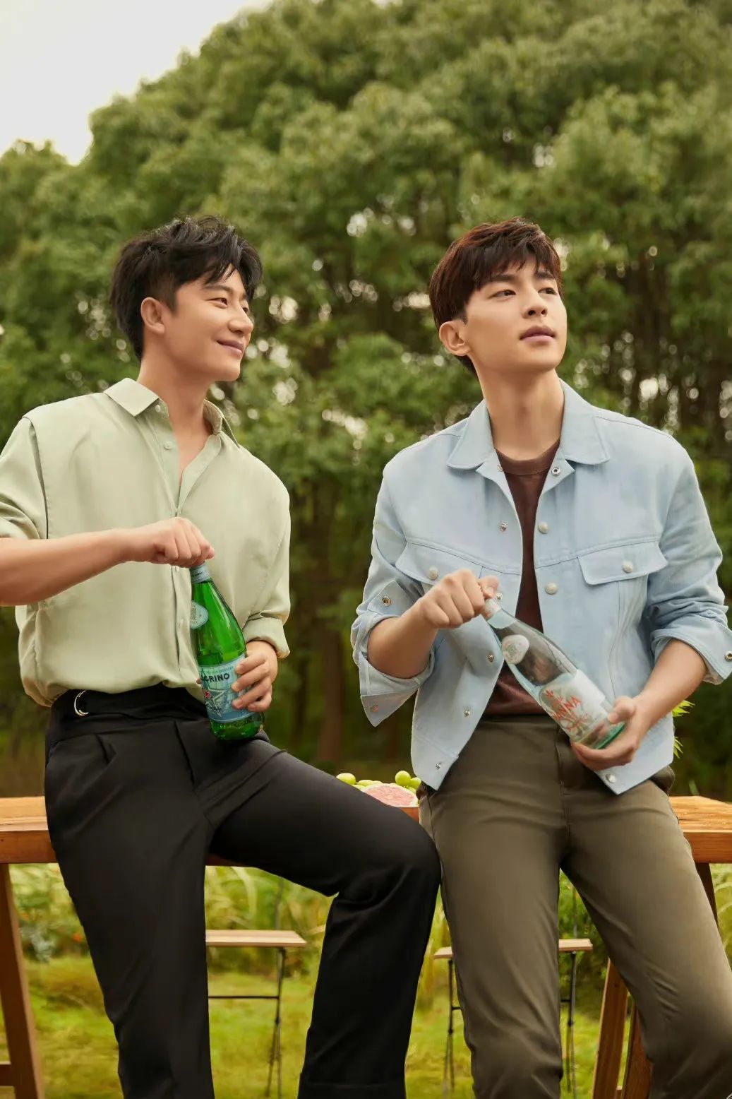 Huang Xuan and Deng Lun's autumn camping photos are so beautiful ...