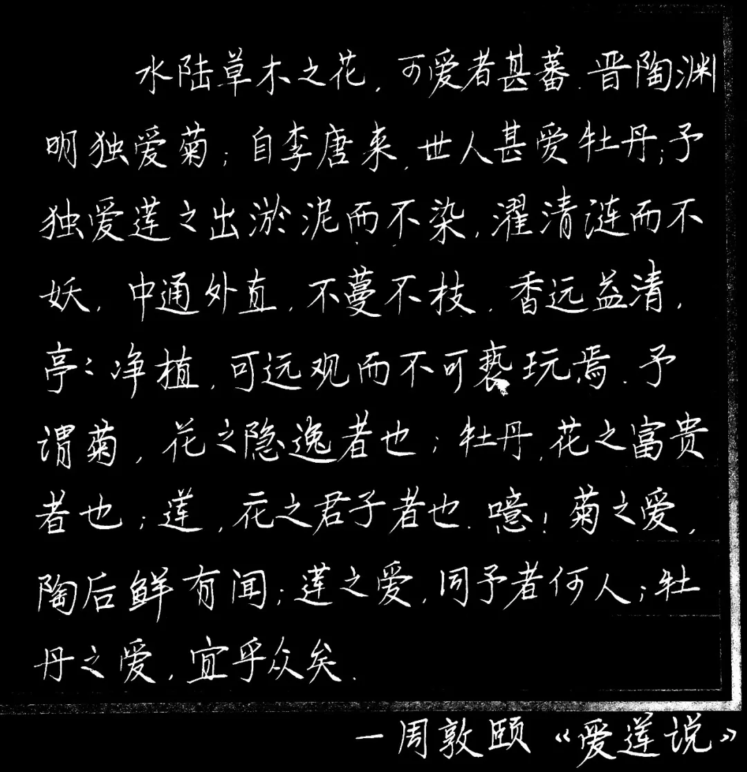 Hard pen calligraphy to appreciate the beautiful pen calligraphy ...