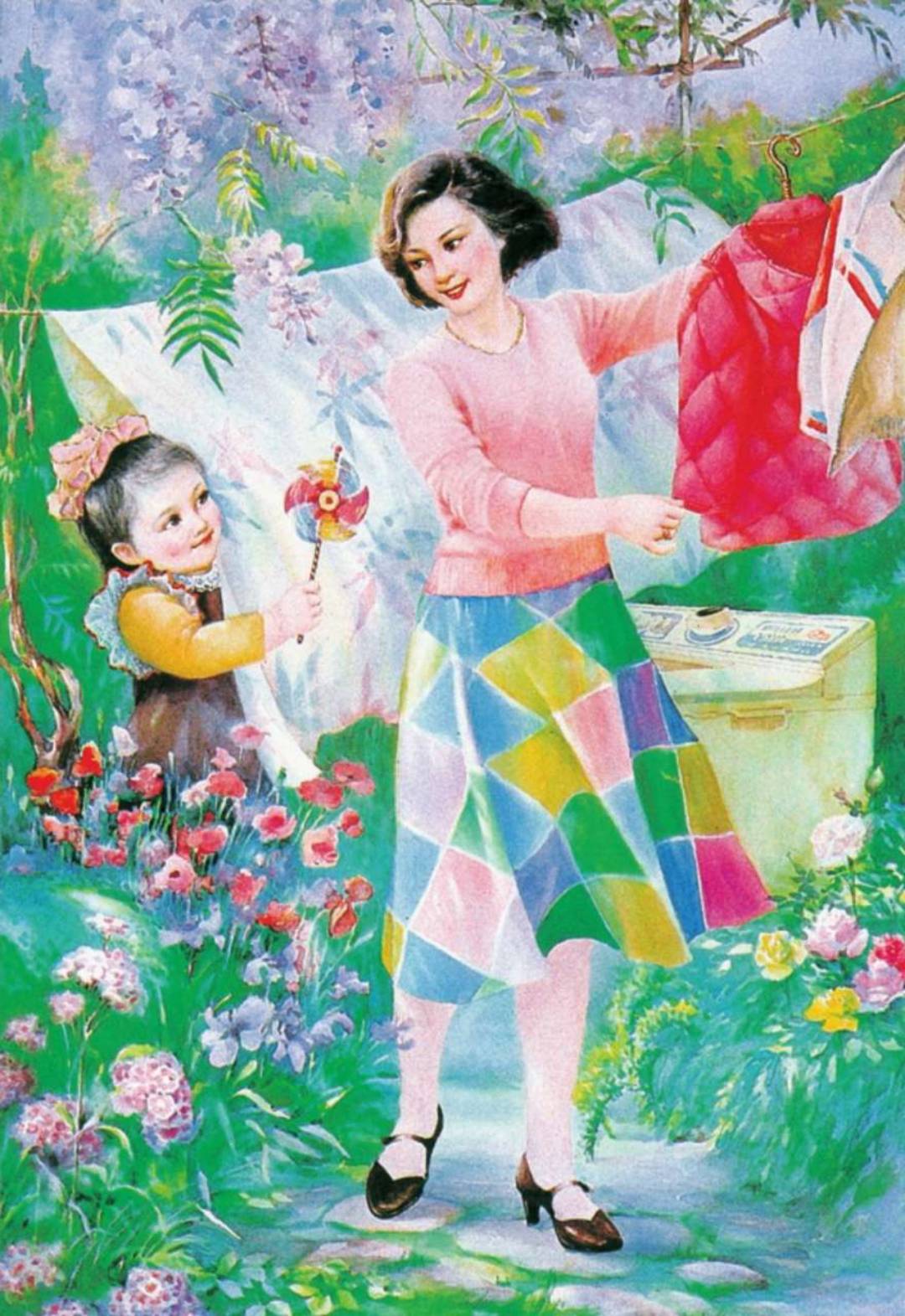 Memories of Wipe Brush Watercolor New Year Paintings-Appreciation of ...
