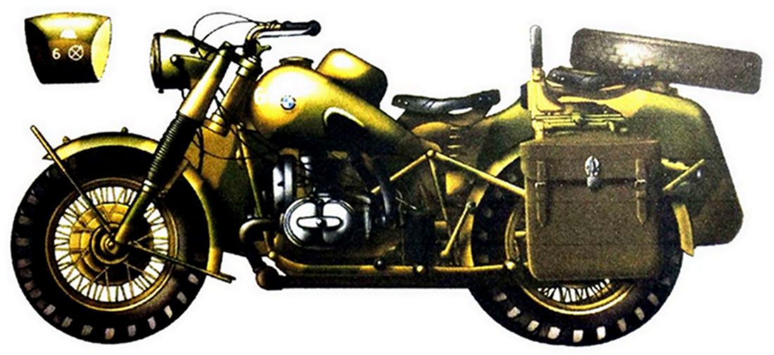 BMW Military Motorcycles, German Military Motorcycles of World War II ...